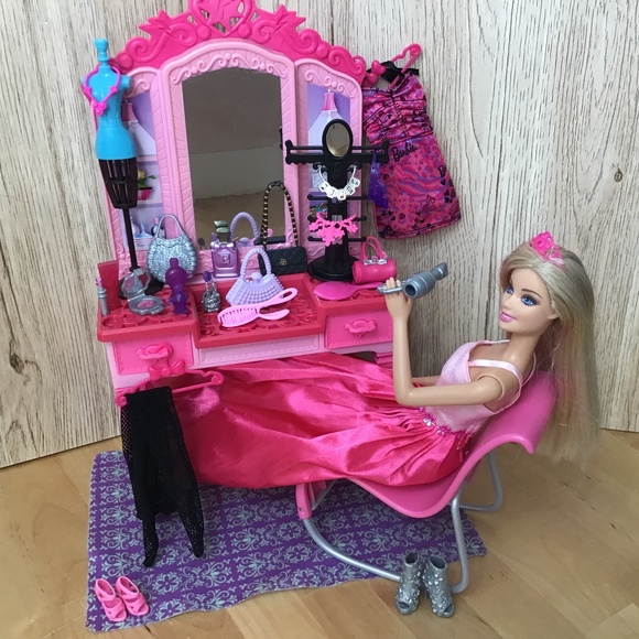 Barbie | Toys | Barbie Princess Vanity And Doll | Poshmark